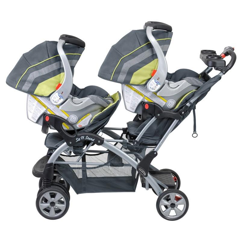 Baby Trend Sit N' Stand Double Stroller | Stroller for Two Children